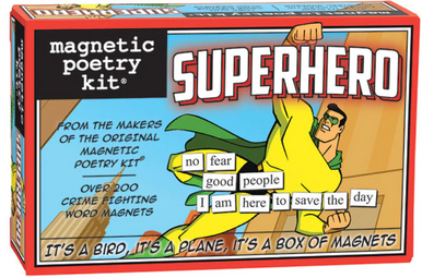 Superhero Poet Magnetic Poetry Kit - One Eyed Jacques