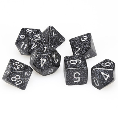 Speckled Polyhedral Ninja Dice Set - One Eyed Jacques