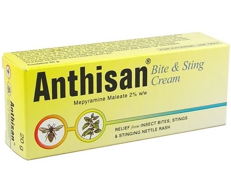 Anthisan Bite and Sting Cream 20g - Selles Medical