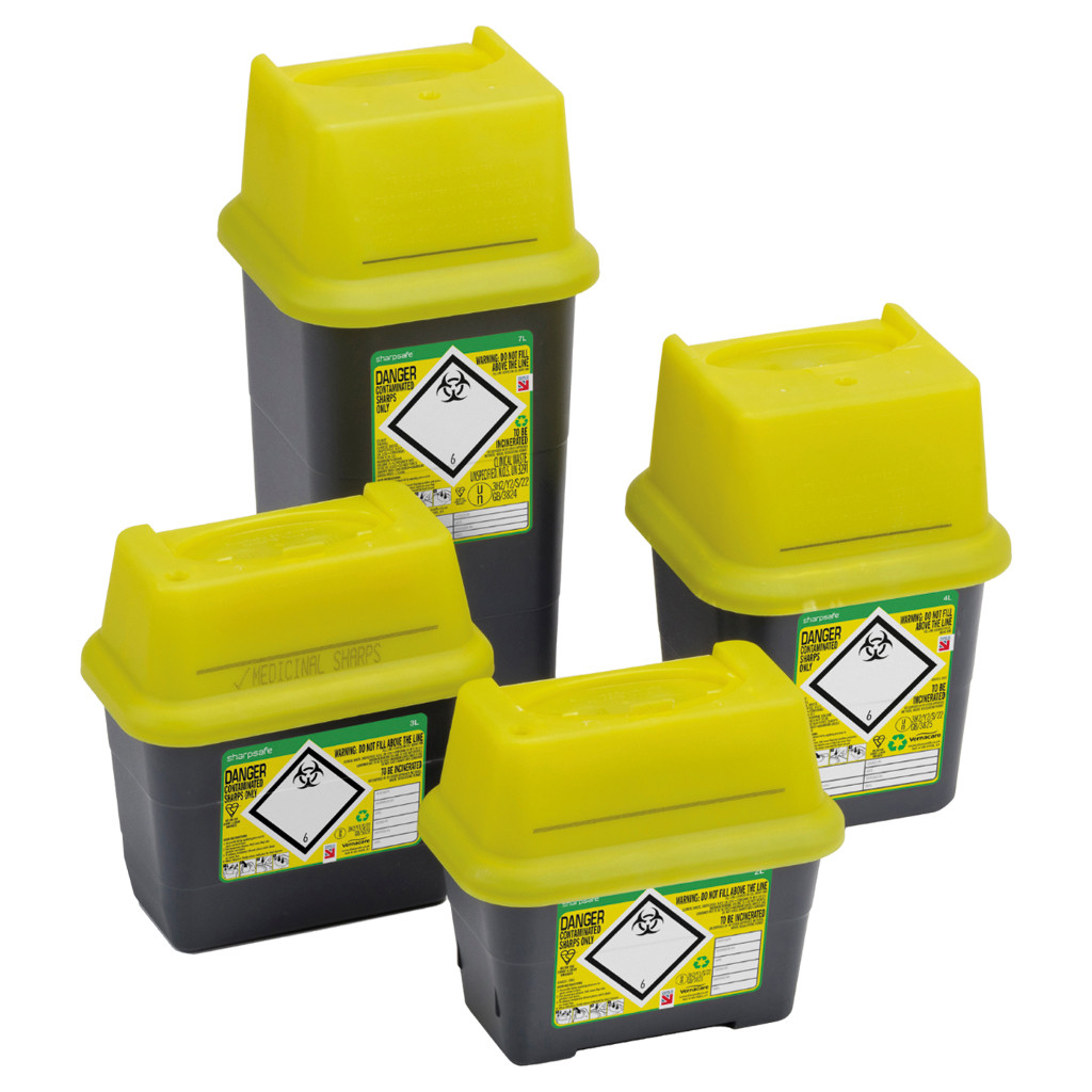 Sharpsafe Disposal Bins - Selles Medical