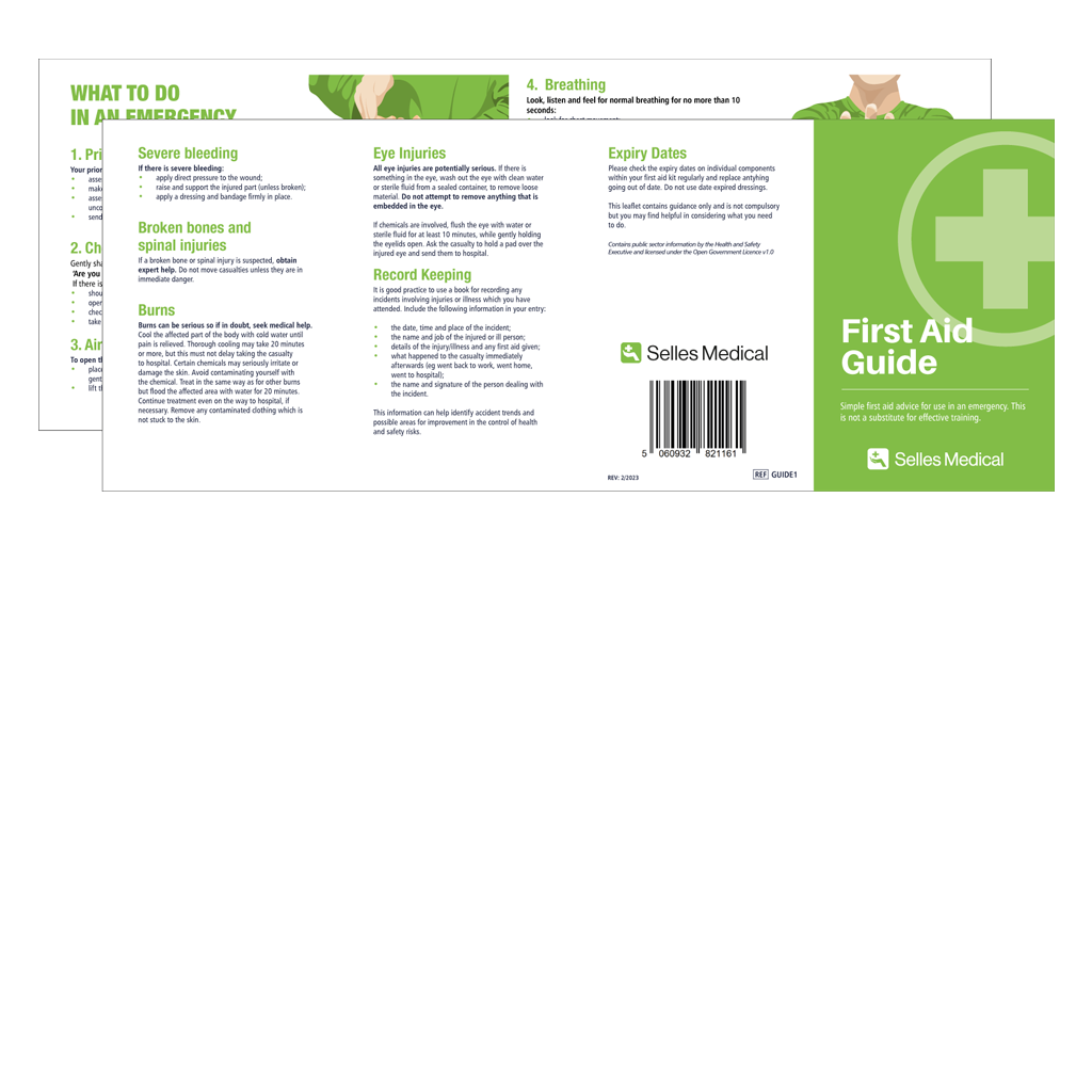 First Aid Guidance Leaflet - Selles Medical