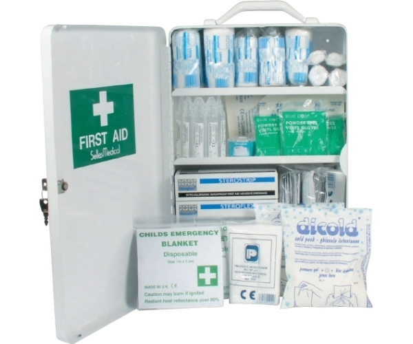 School First Aid Kit Cabinet - Selles Medical