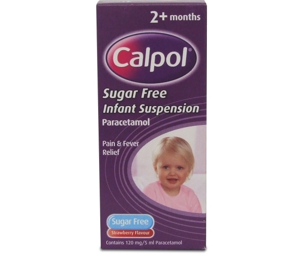 Calpol Infant Suspension Sugar Free 120mg/5ml (100ml) - Selles Medical