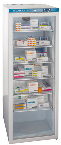 Labcold 340 litre Glass Door Pharmacy Refrigerator - Selles Medical