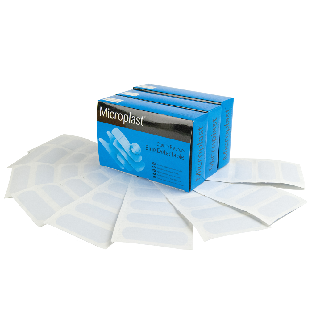 Microplast Blue Detectable Plasters - Selles Medical