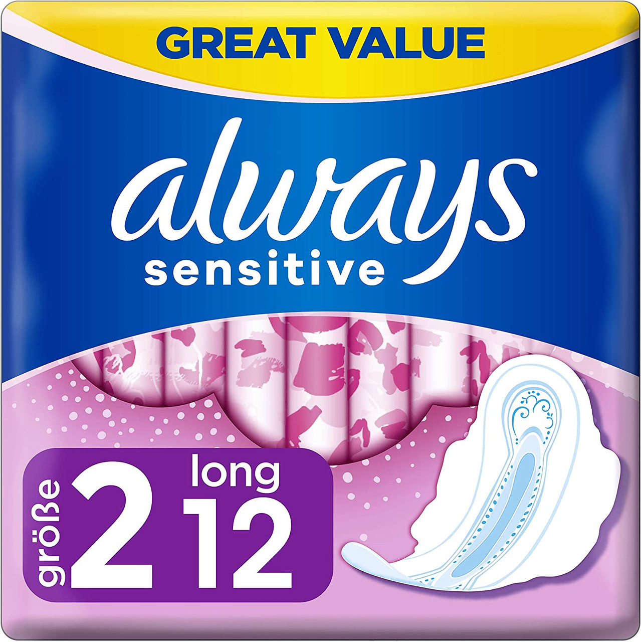 Always Sensitive Long Plus x 12 - Selles Medical