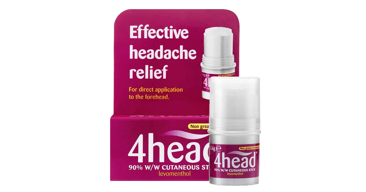 4head Topical Headache Relief Stick 3.6g - Selles Medical