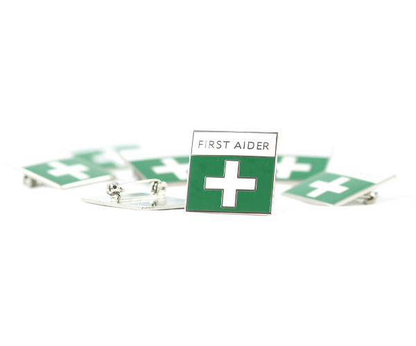 First Aider Enamelled Badge - Selles Medical