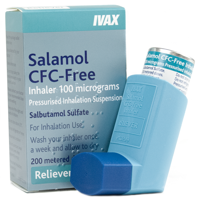 Salbutamol CFC Inhaler (POM) - Selles Medical