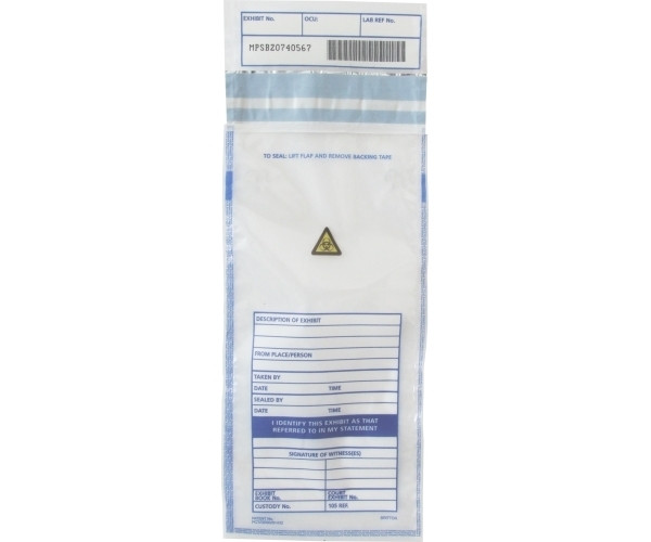 Police Evidence Exhibit Bags - Selles Medical