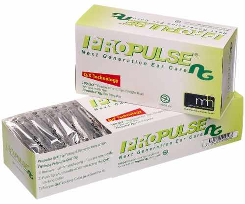 Propulse QrX Single Use Tips for Ear Syringe (Box of 100) - Selles Medical