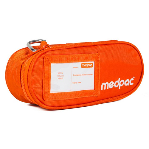 Orange Insulated Medication Bag - Selles Medical