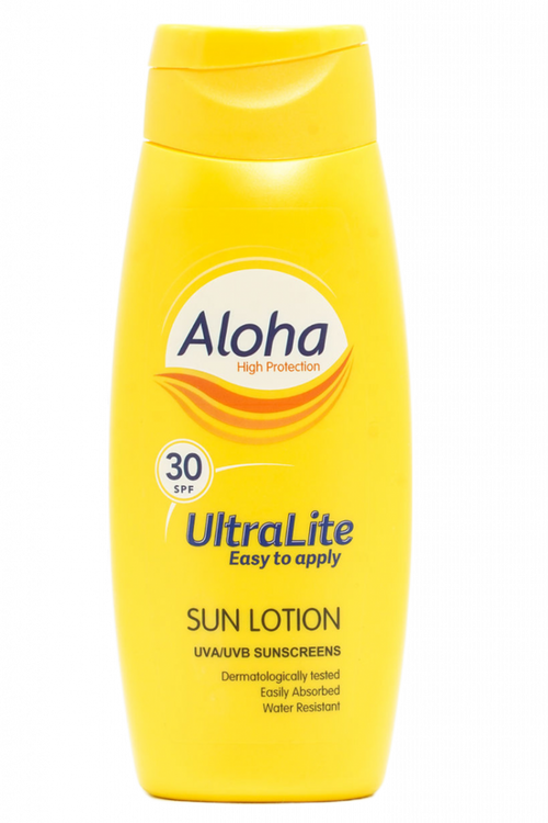 Aloha Sun Cream/Screen SPF30 Ultralite Lotion 250ml - Selles Medical