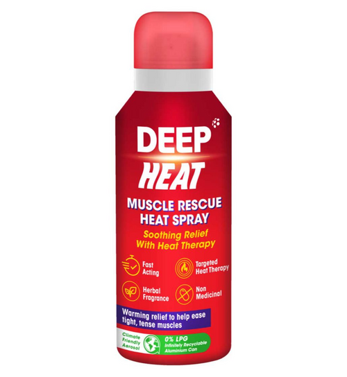 Deep Heat Muscle Rescue Heat Spray 72.5ml - Selles Medical