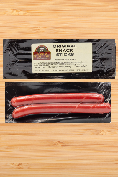 Snack Sticks - Original Flavor, 2 oz - Hermann Wurst Haus