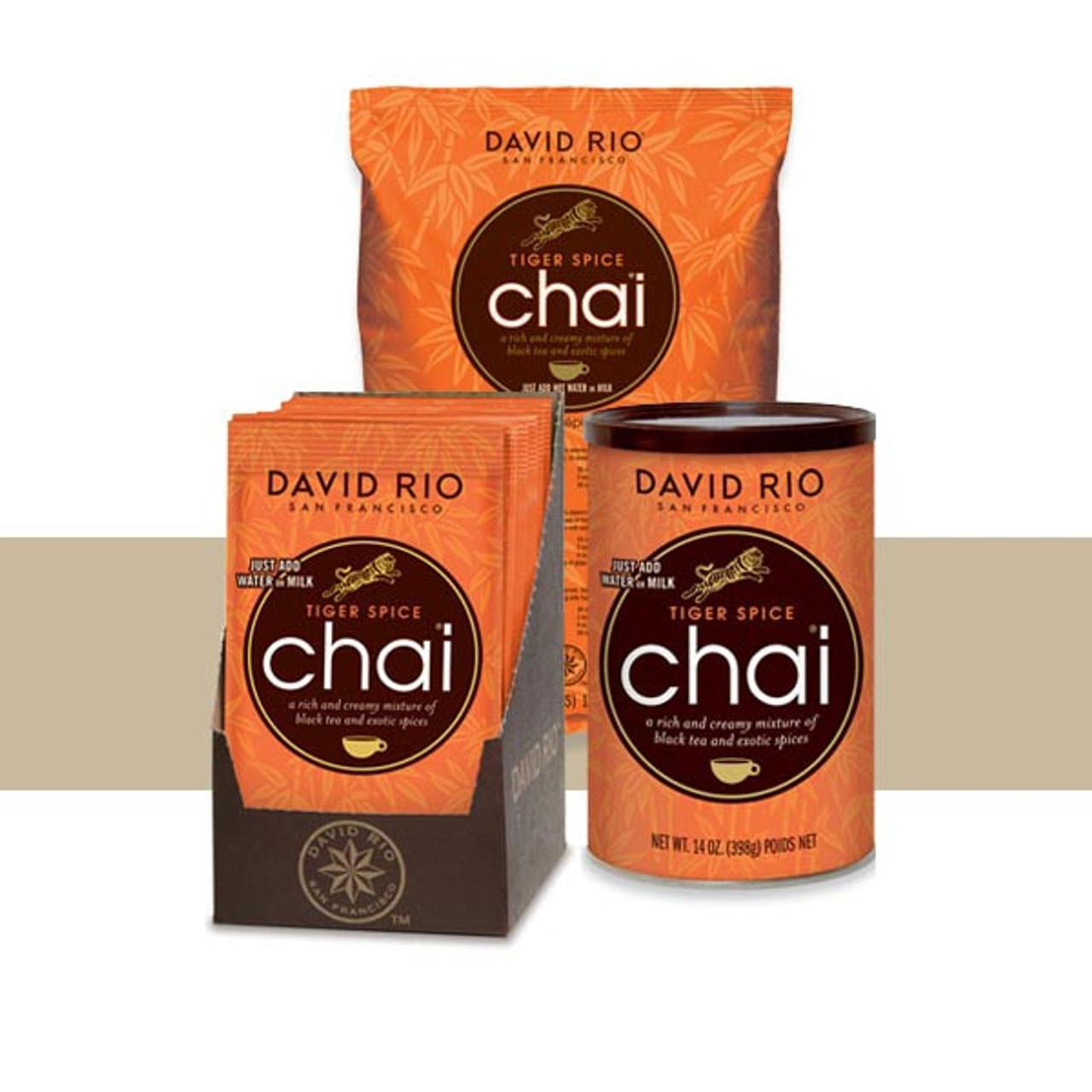 David Rio: Tiger Spice Chai Latte (Instant Dry Mix)