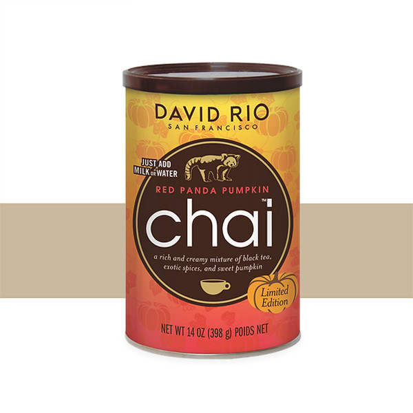 David Rio: Red Panda Pumpkin Chai Latte (Instant Dry Mix)