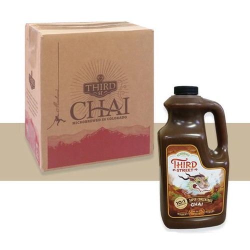 Third Street Chai: Authentic Chai Tea Latte (Liquid Super Concentrate 1:10)