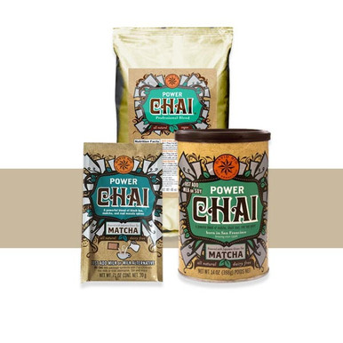 David Rio: Power Chai Matcha Professional Blend (Instant Dry Mix)