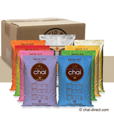 David Rio: Chai Variety Pack - Bulk Bags (Instant Dry Mix)