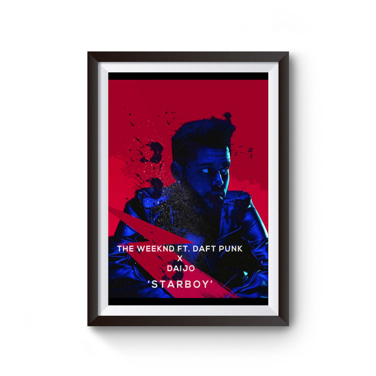 The Weeknd Ft Daft Punk Starboy Poster