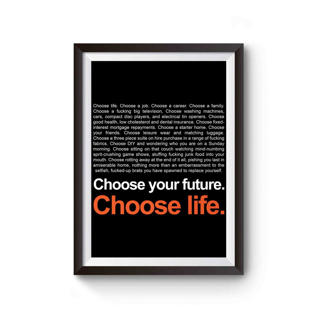 Trainspotting Choose Life Poster
