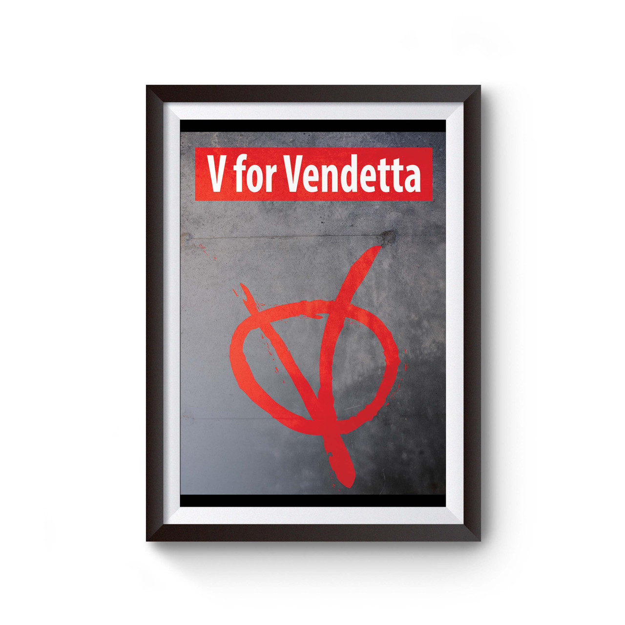 V For Vendetta Logo Poster