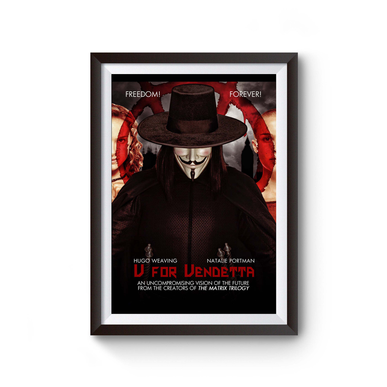 V For Vendetta Logo Poster