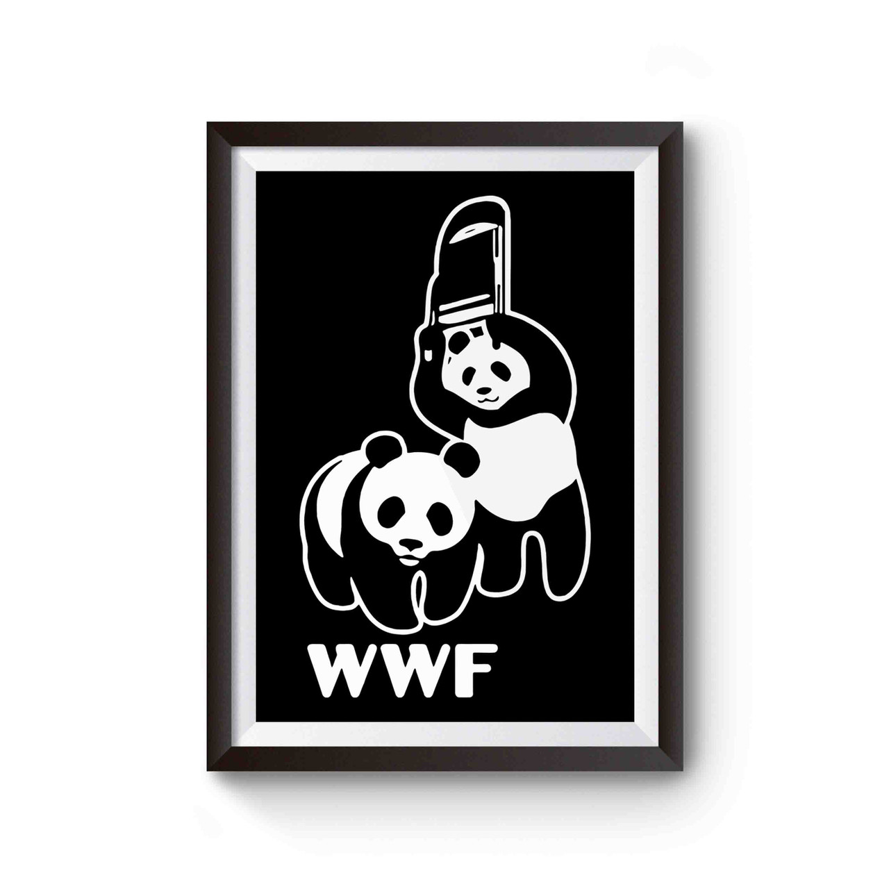 Wwf Wwe Wrestling Logo Poster