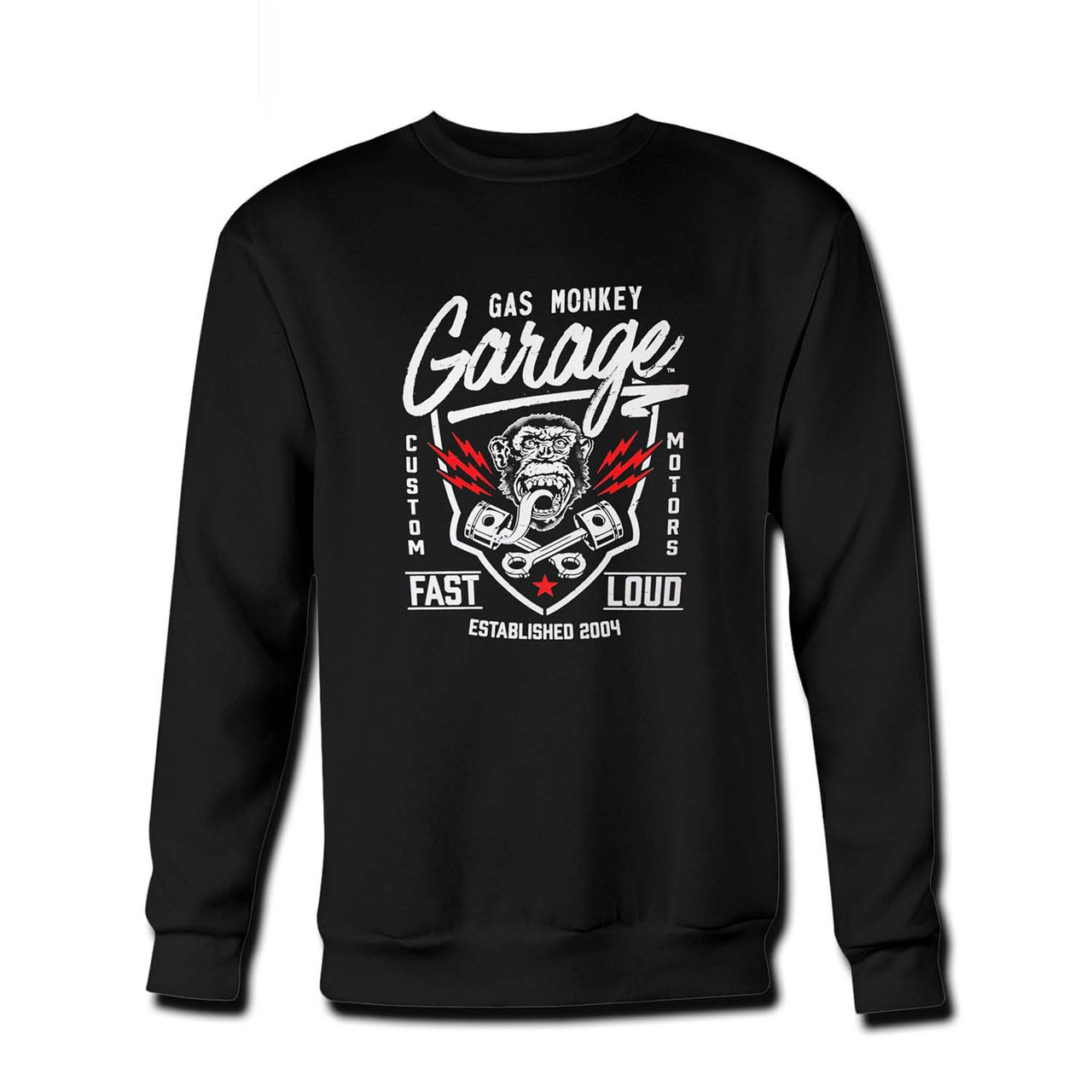 Gas Monkey Garage Pistons Custom Motors Fresh Best Crewneck Sweatshirt