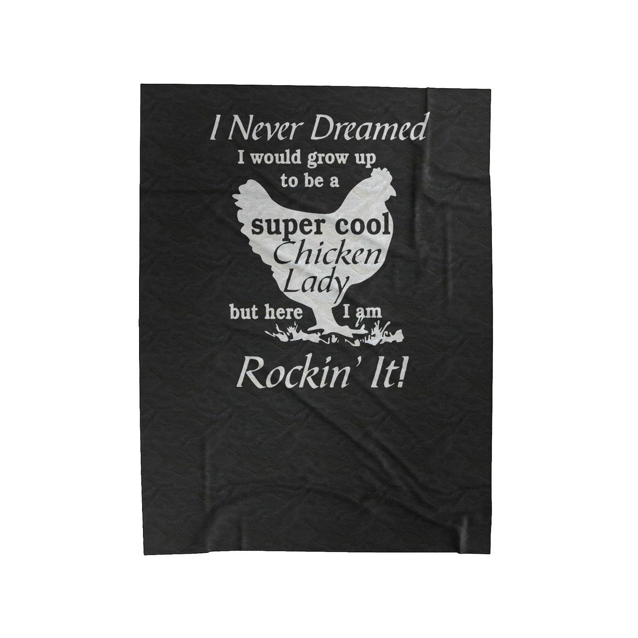 Super Cool Chicken Lady Funny Rockin It With Your Chicken Poster