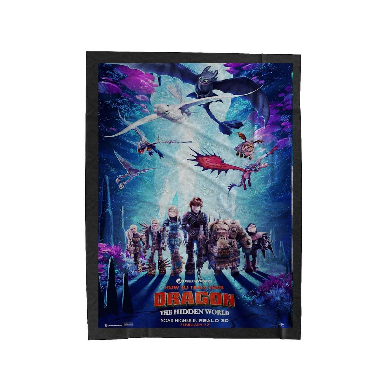 The Hidden World 3 Movie Dragon Poster