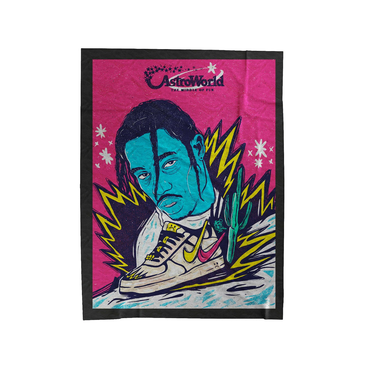 Travis Scott Sports Logo Poster
