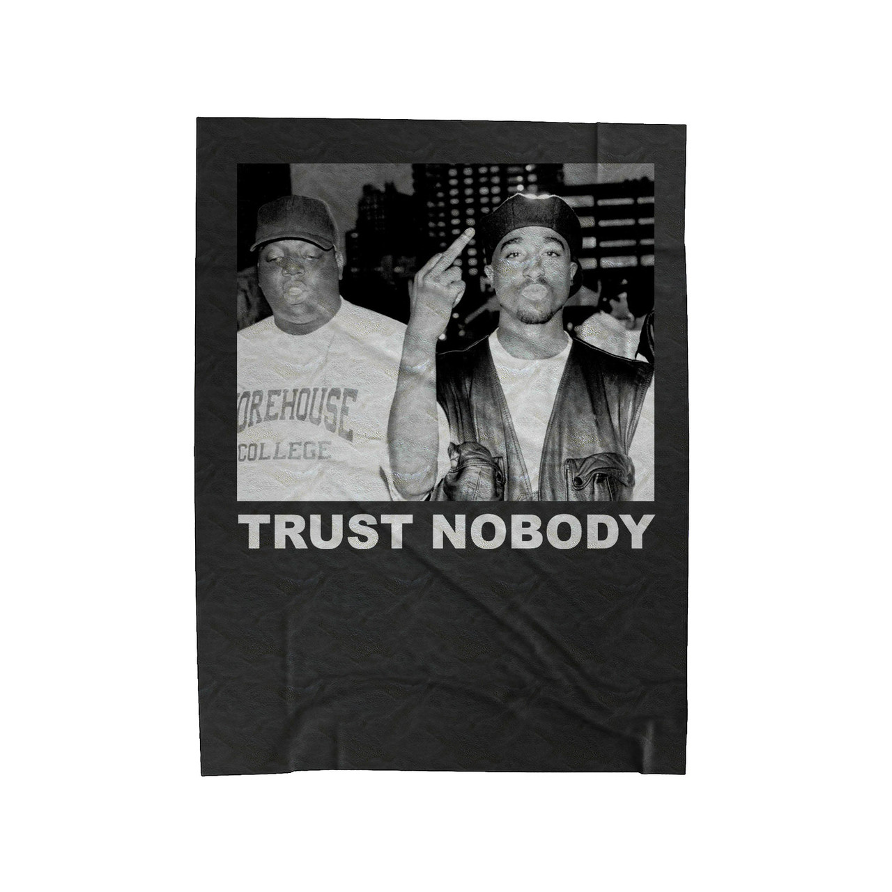 Tupac Trust Nobody Middle Finger Poster