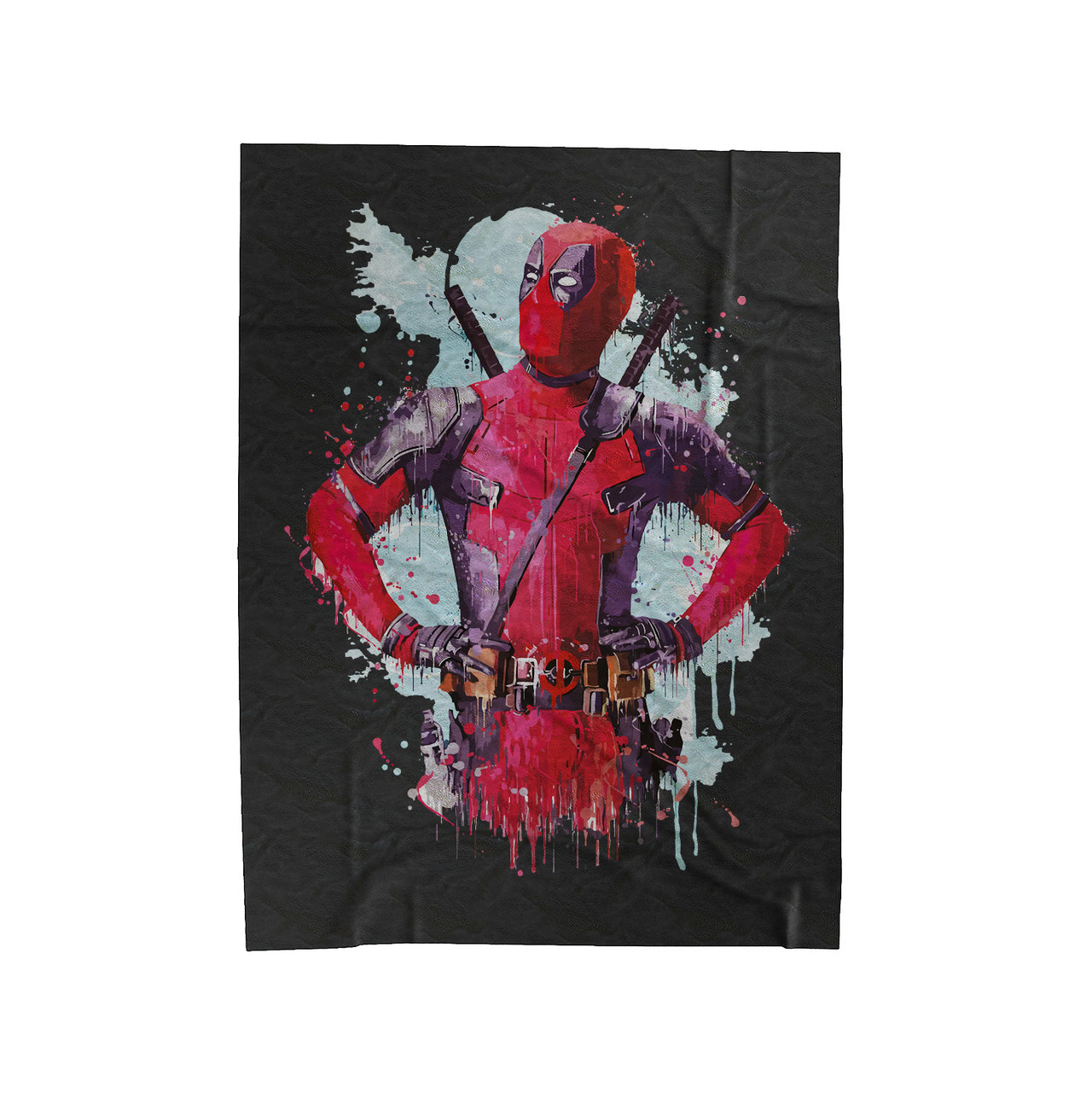 Watercolor Deadpool Poster