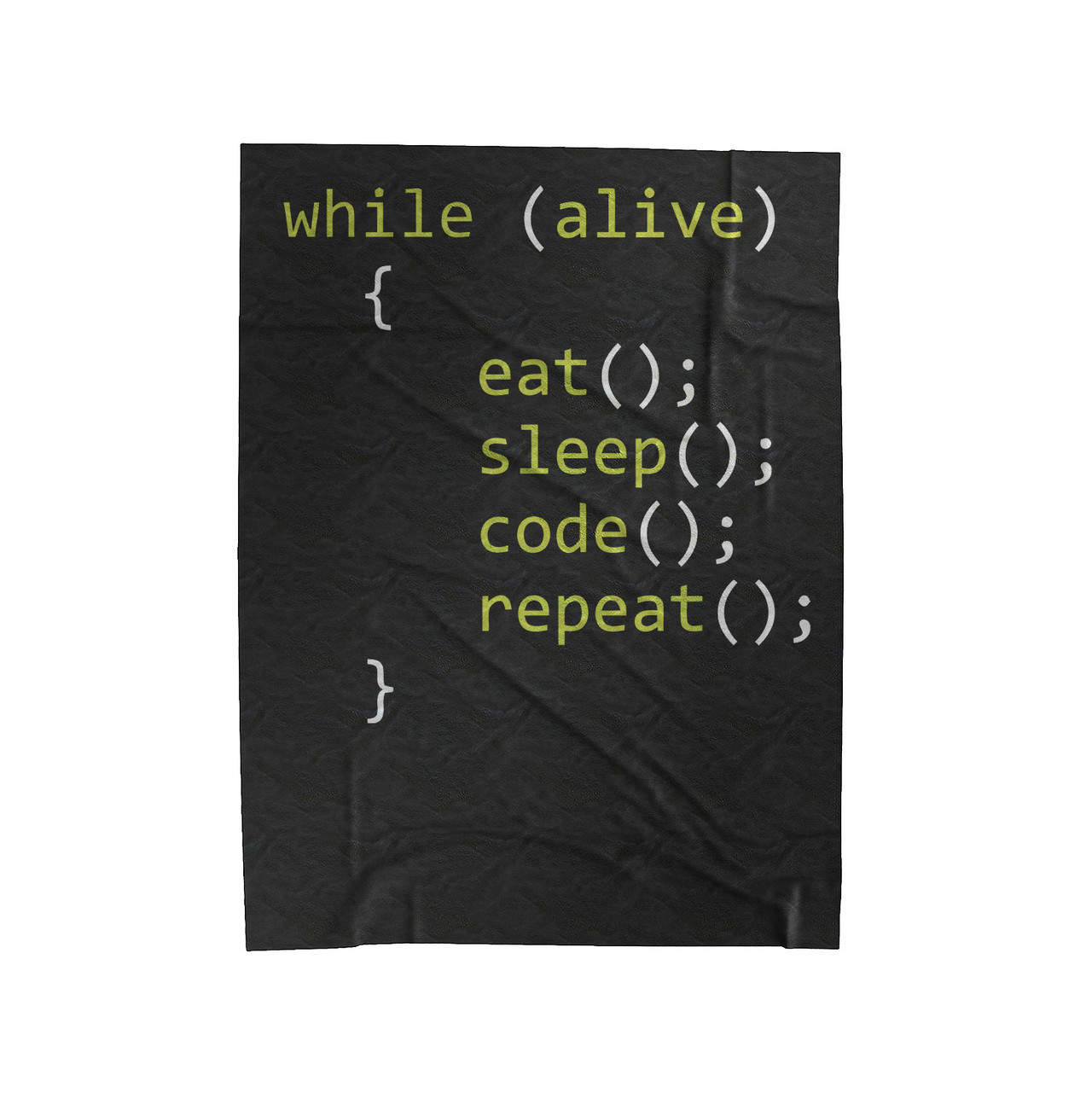While Alive Eat Sleep Code Repeat Poster