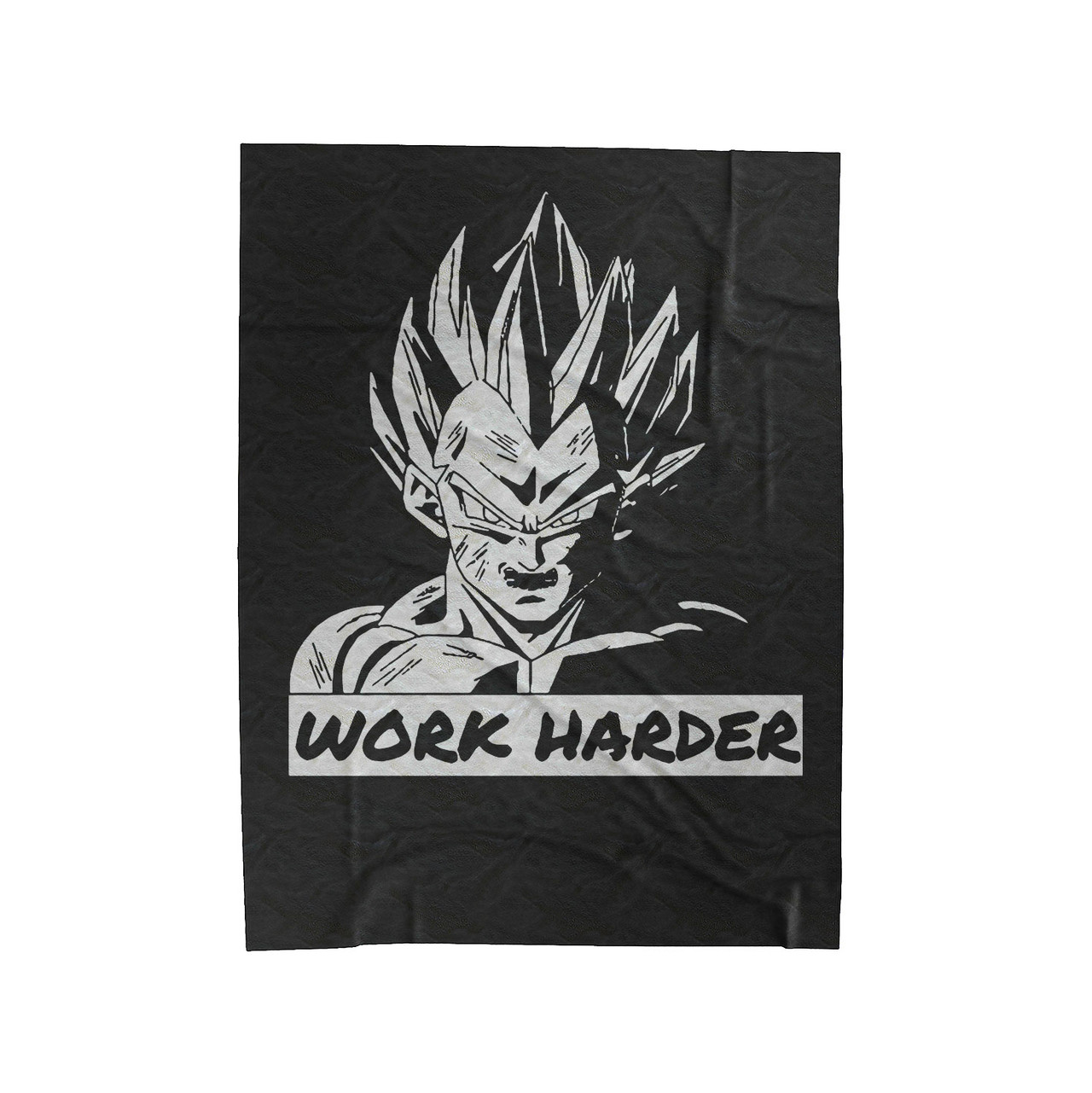 Work Harder Dragon Ball Z Vegeta Funny Poster