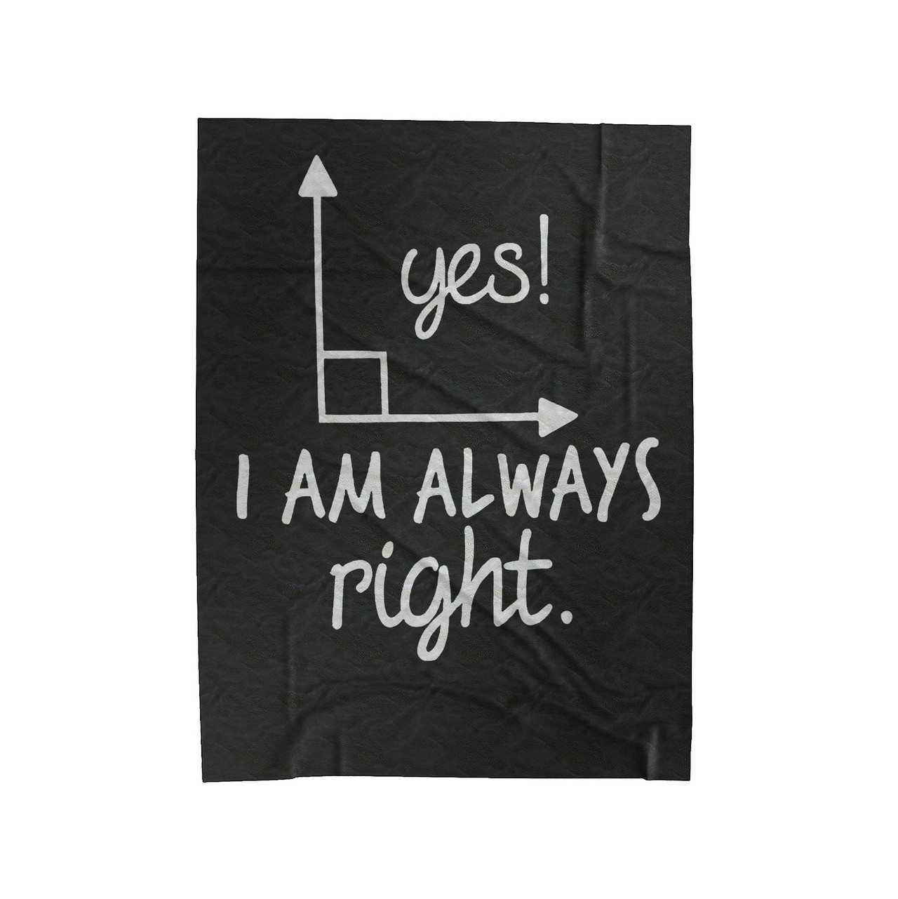 Yes I Am Always Right Poster