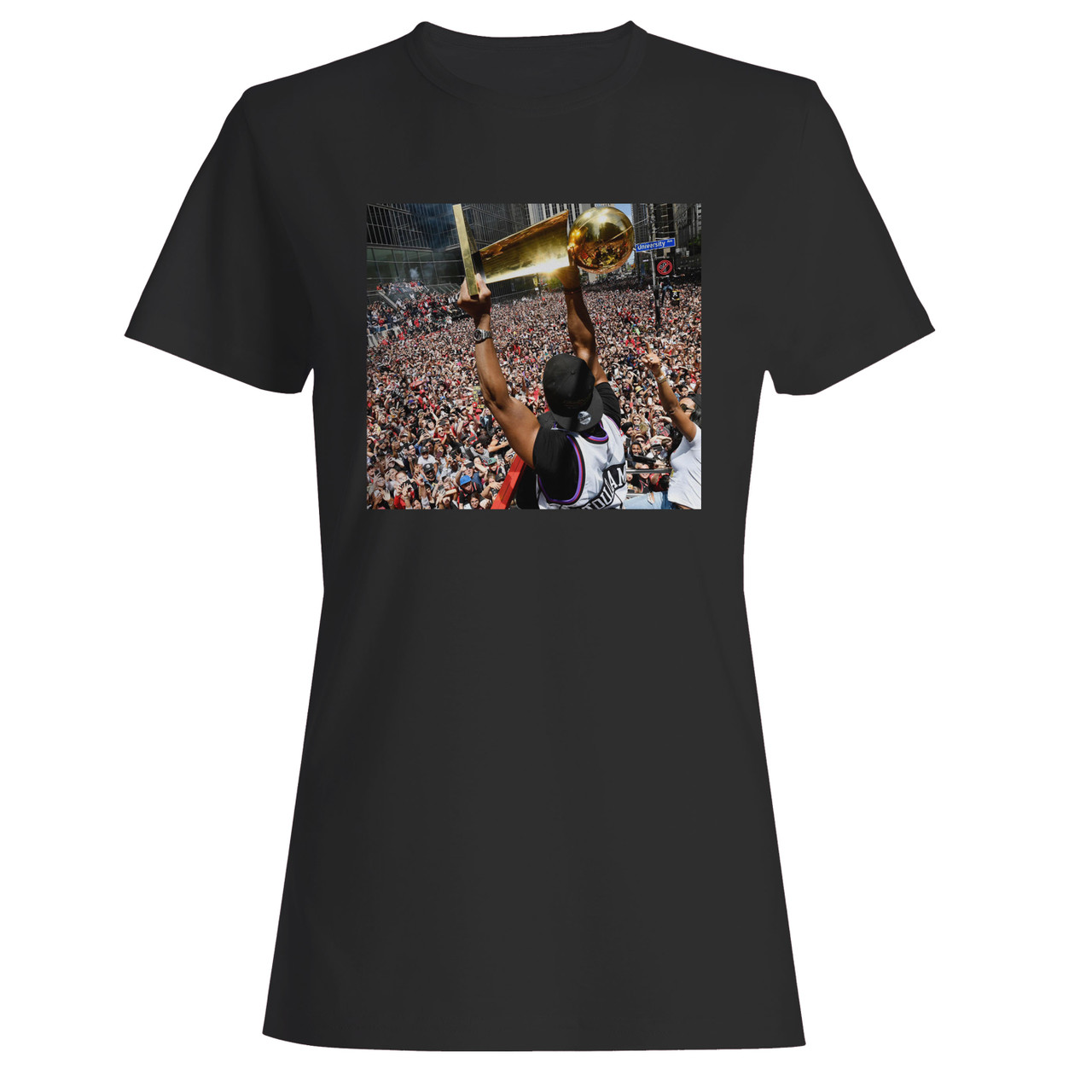 Toronto Raptors Parade Kyle Lowry The Larry O'brian Trophy Poster