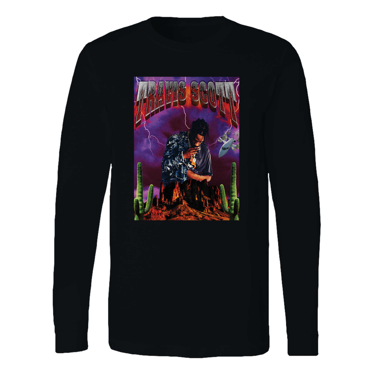 Travis Scott Pen And Pixel Rodeo Madness Tour Merch Long Sleeve Shirt