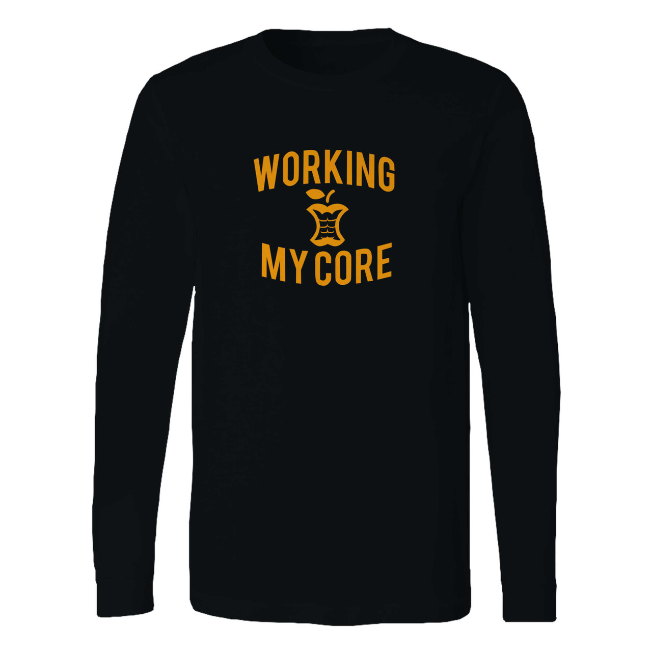 Working My Core Fitness Gym Poster