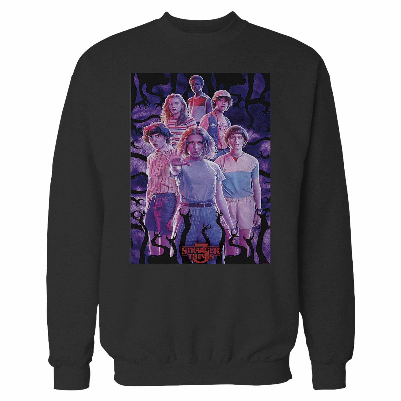Stranger Things Mike Lucas Dustin Eleven Name List Poster