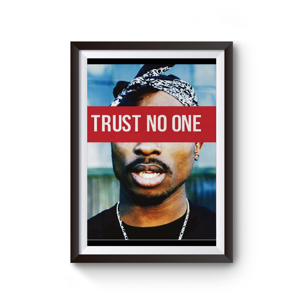 X- Files Aliens Trust No One 90s Mulder Scully Poster