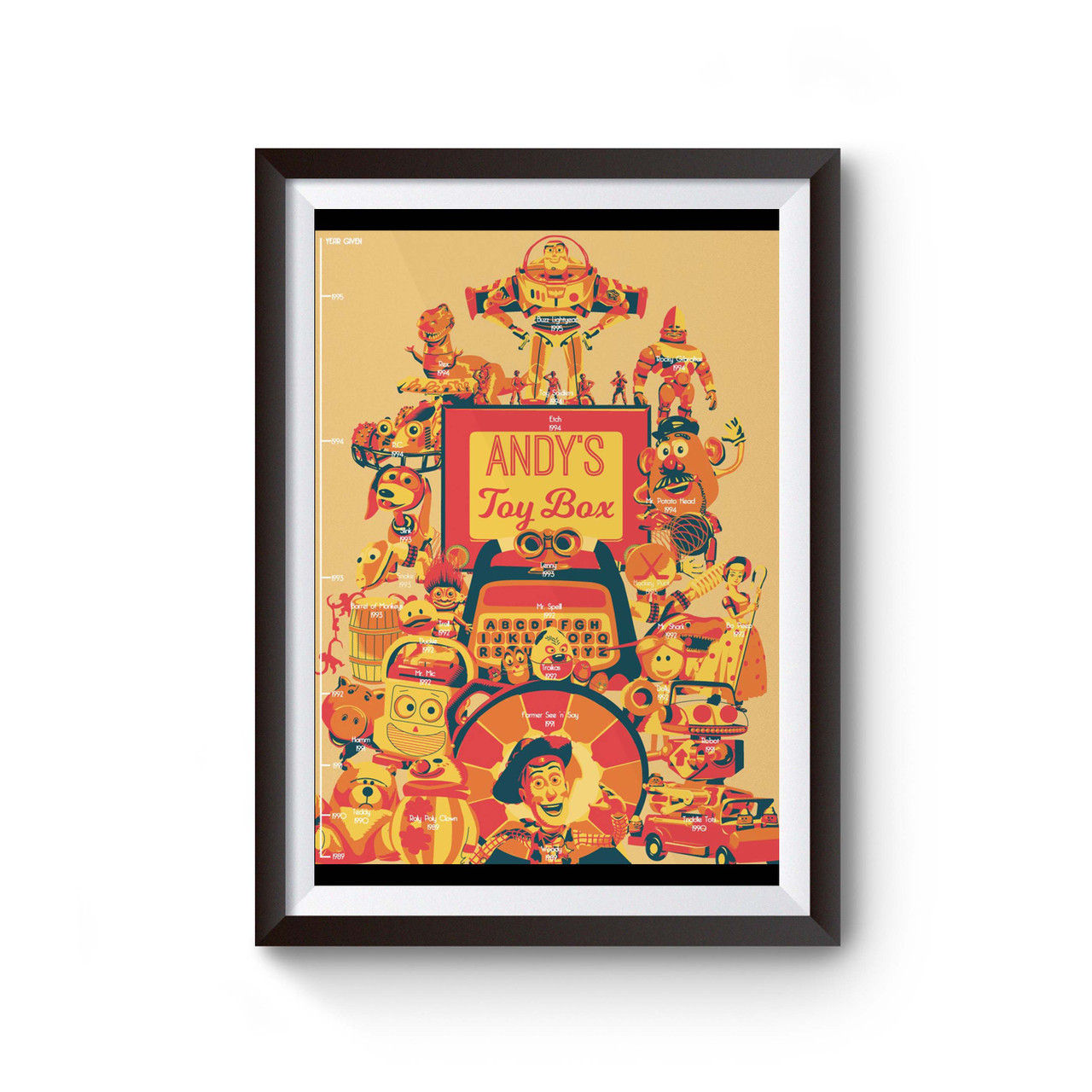 Toys Story Andy Signature Poster