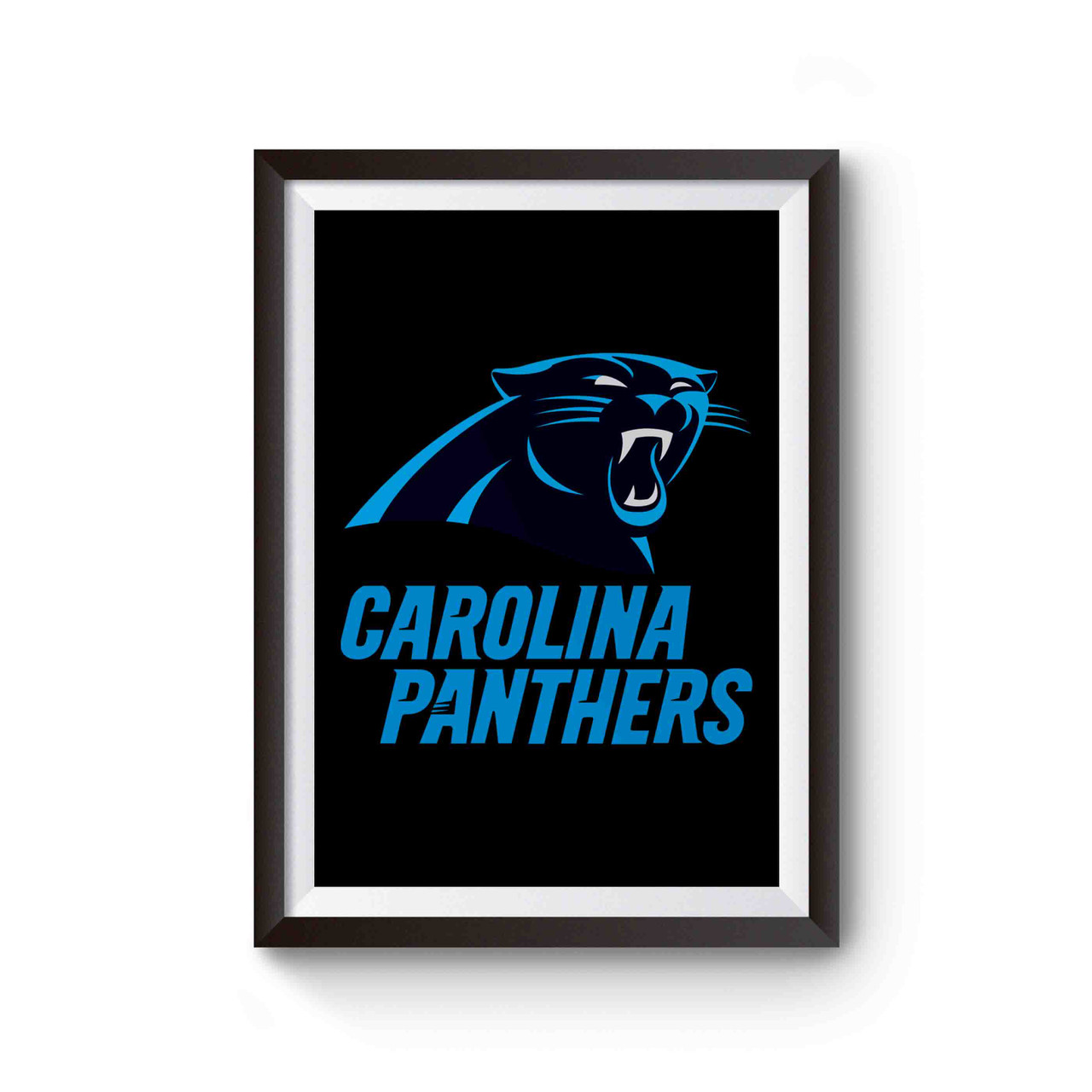 Vintage Panther Parchment Panthers Football Poster
