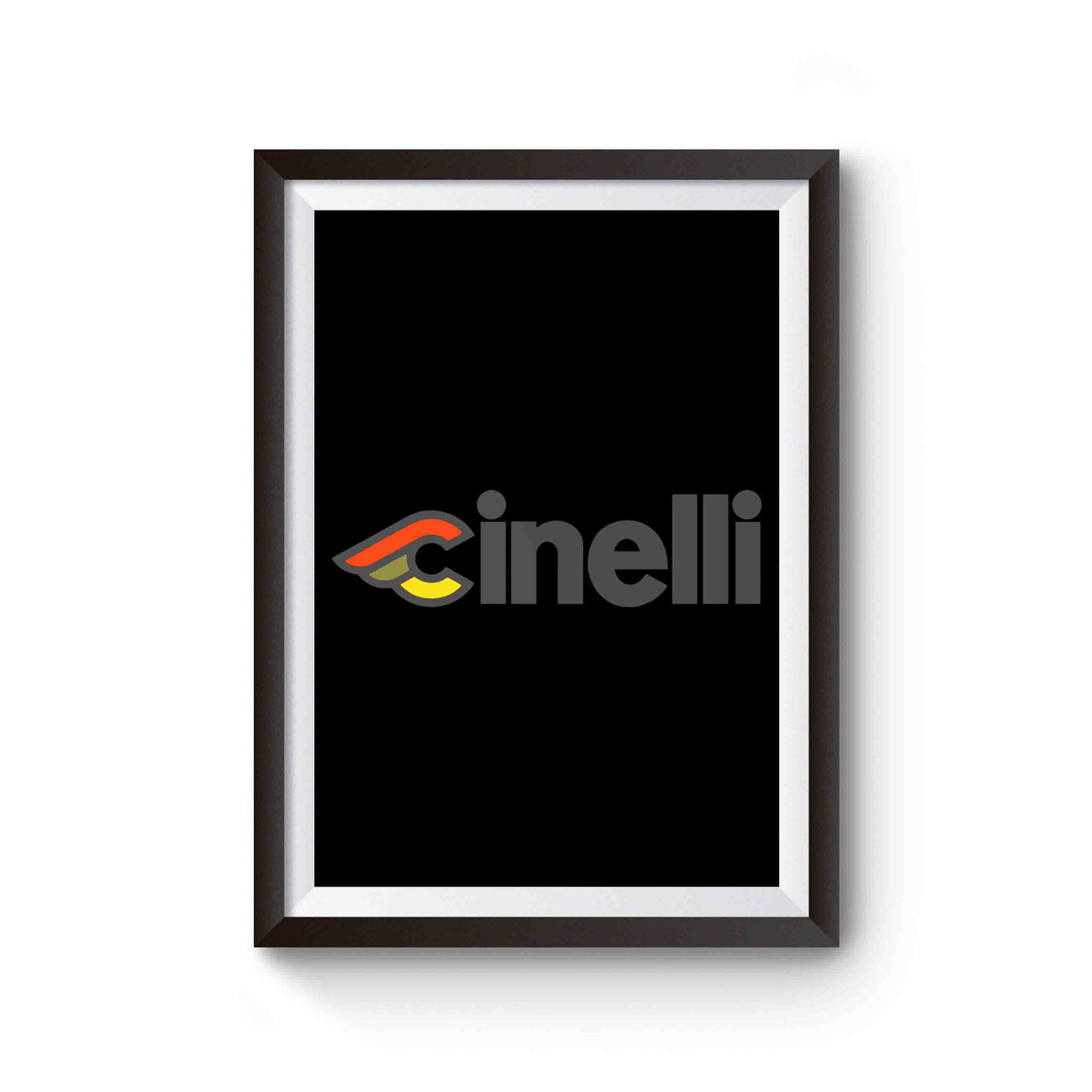 Cinelli Vintage Style Logo Poster