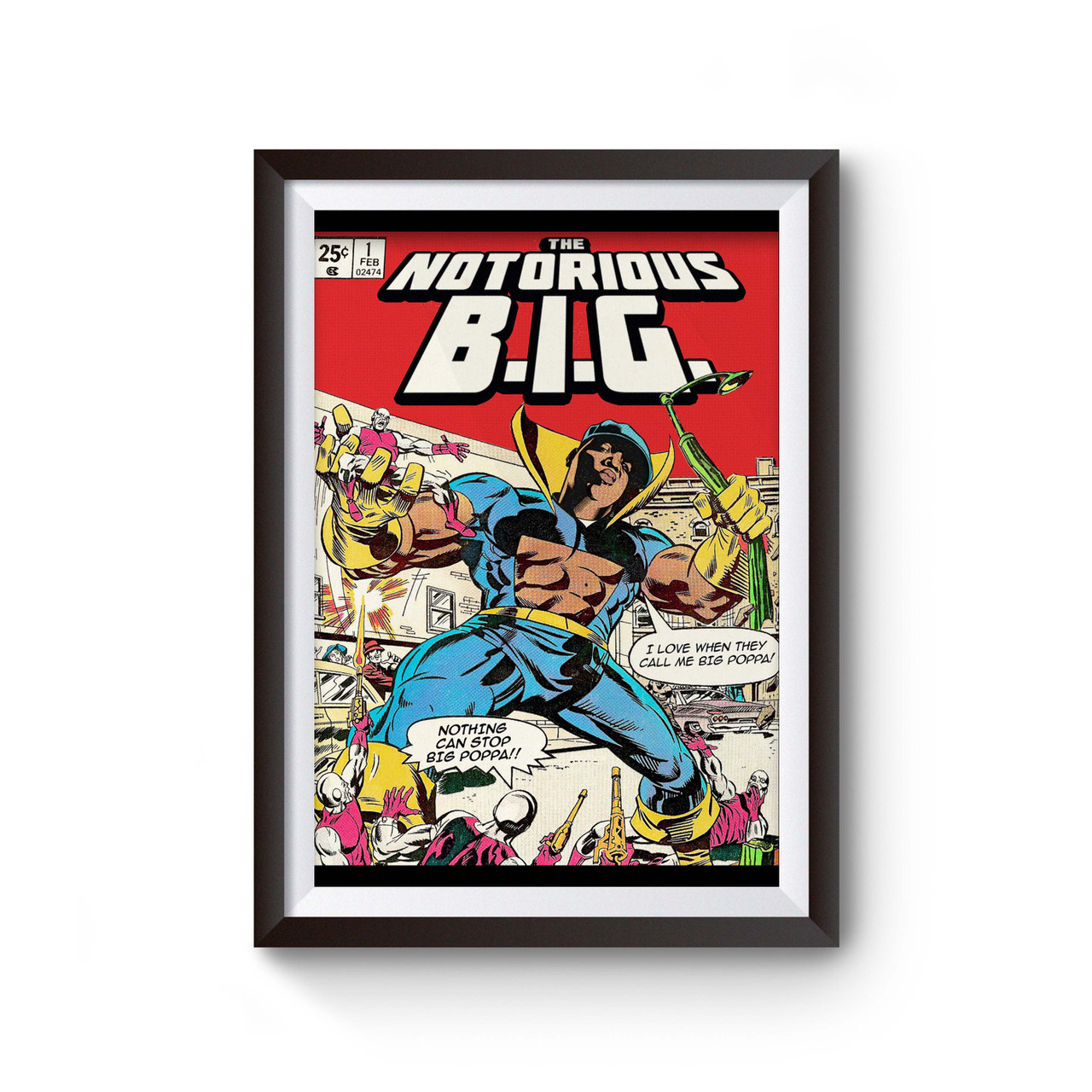 The Notorious Big Vintage Style Music Poster