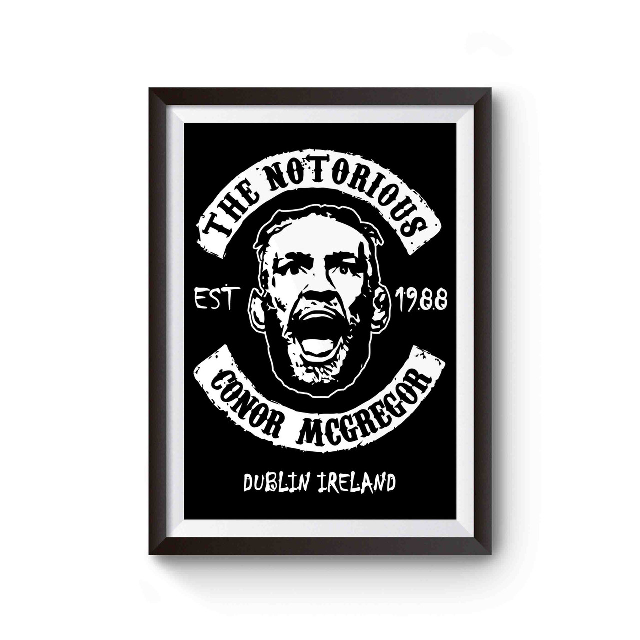The Notorious Conor Mcgregor Motorcycle Inspired Poster