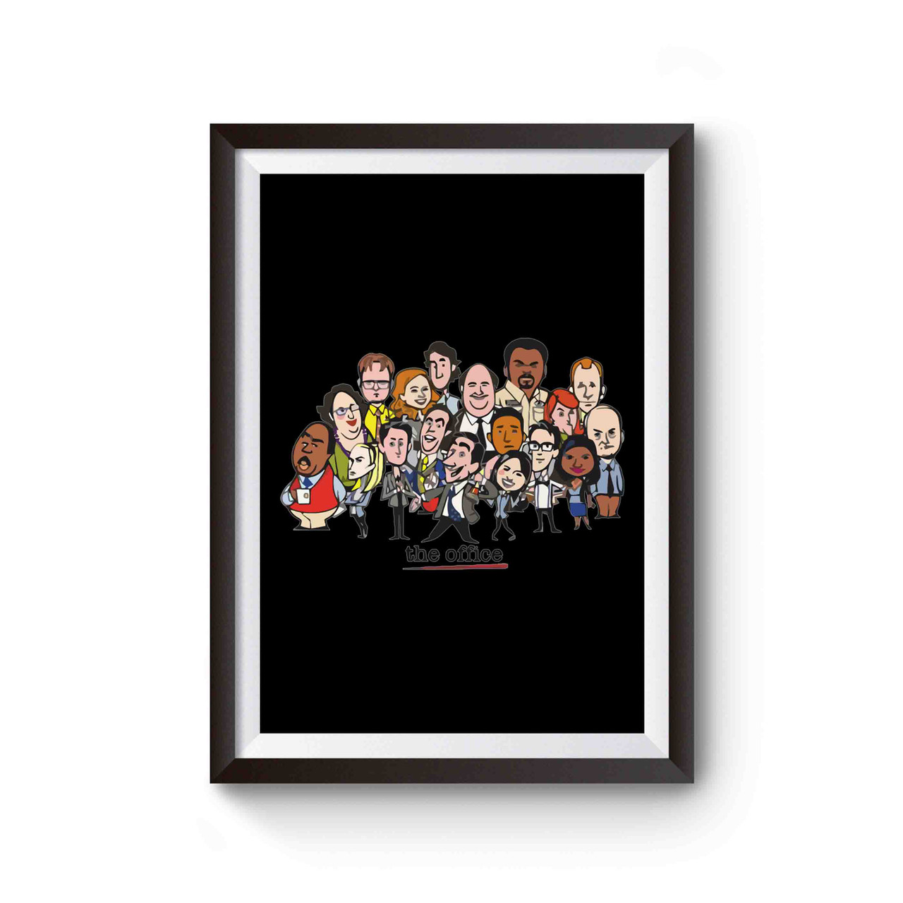 The Office Us Cartoon Poster