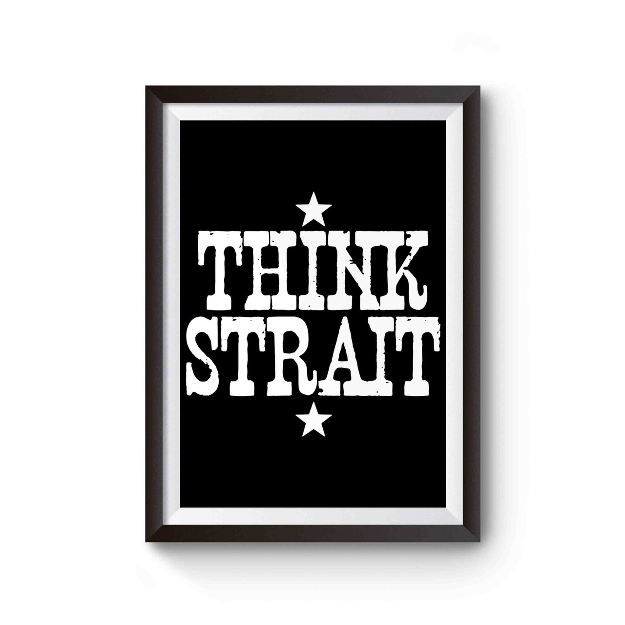 Think Strait Nashville Country Music Poster